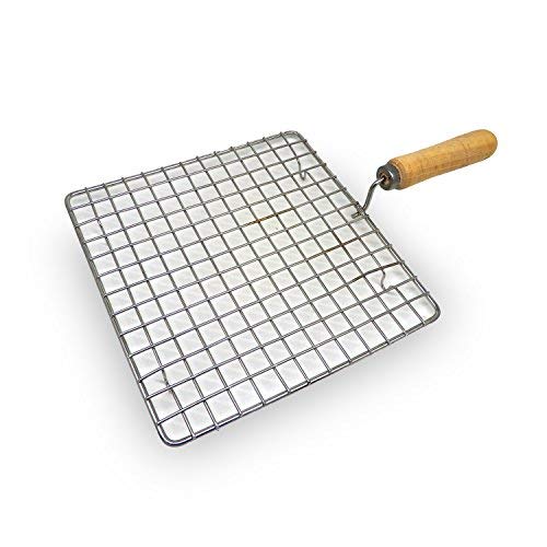 Buy IndiaBigShop Stainless Steel Square Roti Grill, Papad Grill,Roti ...