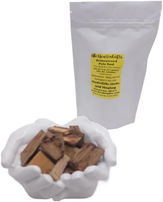 Amazon.com : HealinGifts Palo Azul hardwood chips 4 oz Cut, Kidneywood ...