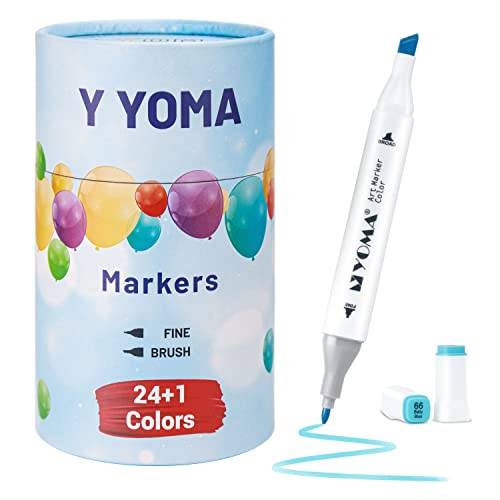 Y YOMA Alcohol Markers Dual Tip Marker Set Permanent Markers - Want It All