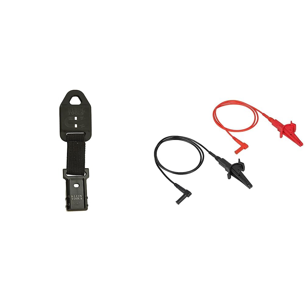 Klein Tools Magnetic Hanger + Test Leads with Alligator Clips - Amazon.com