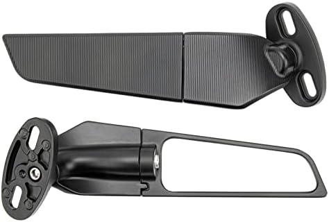Amazon.com: Motorcycle Rearview Mirror, 2Pcs Adjustable Rotating Rear ...