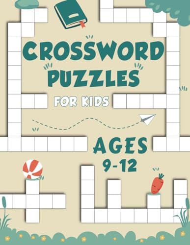 Amazon.com: Crossword Puzzles for Kids Ages 9 to 12: Fun and Simple ...