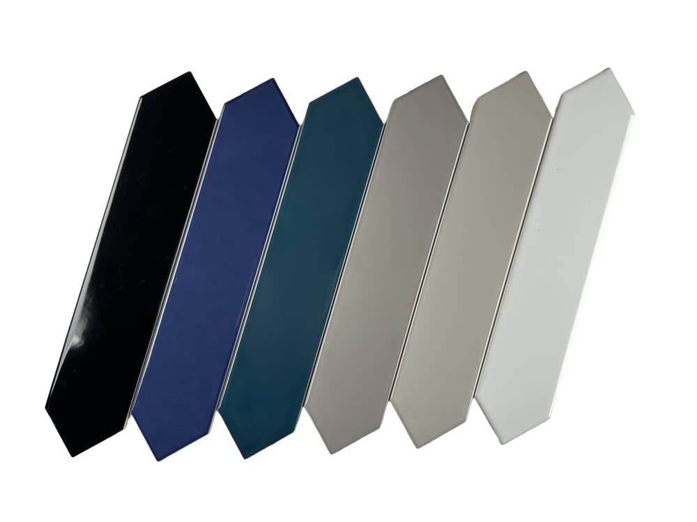 2X10 White Bright Picket Arrow Ceramic Wall Tile for Kitchen Wall ...