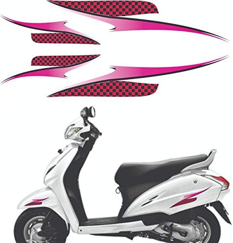 Quada Vinyl Scooter Graphics 2 Side Decal Reusable Self-Adhesive ...