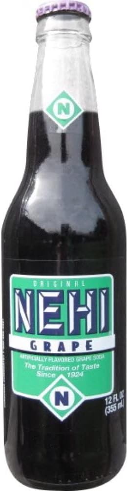 Amazon.com : Nehi Soda 3-Pack: Grape, Orange and Peach (12oz long neck ...