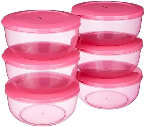 Buy Amazon Brand - Solimo Plastic Nestable & Stackable Container Set ...