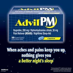Amazon.com: Advil PM Caplets - 200 ct : Health & Household