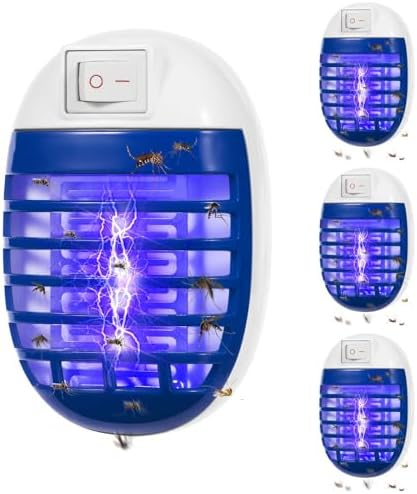 Amazon.com : 4 Pack Bug Zapper Indoor Plug in Mosquito Killer with UV ...