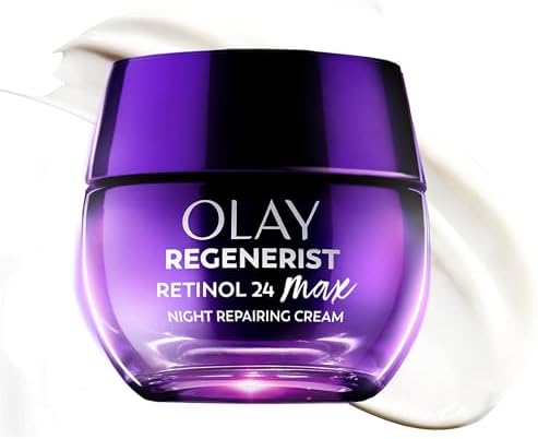 Amazon.com: Olay Retinol Night Cream for Women, MAX, Anti-Aging Face ...