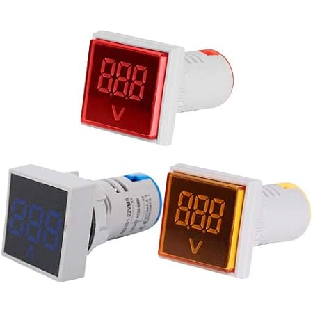 Buy CONTROL 230V 22MM Plastic LED Panel Indicator Light (Set of Red ...