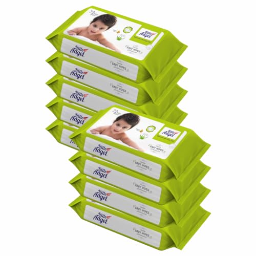 Little Angel Super Soft Cleansing Baby Wipes, 648 Count, Enriched with ...