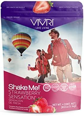 Amazon.com: Vivri Shake Me Strawberry Sensation | 38.8 fl oz | Protein ...