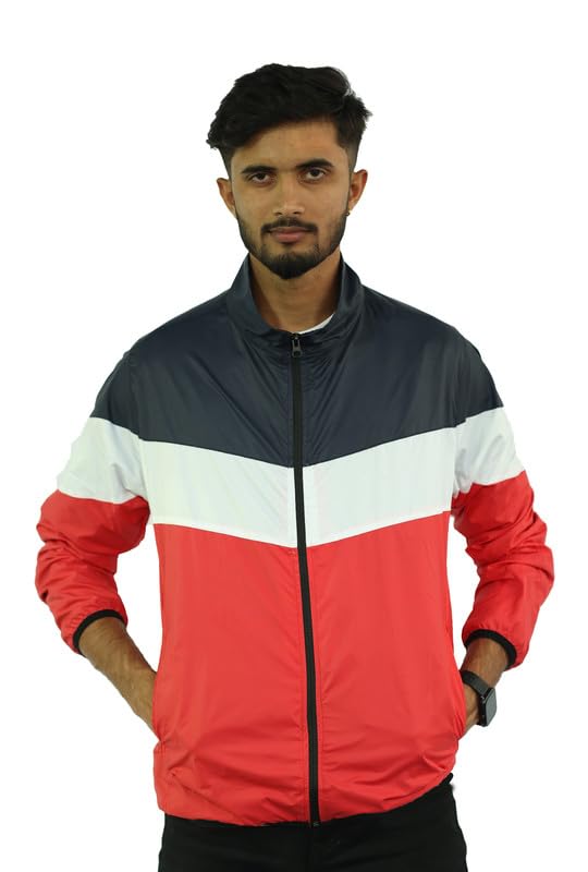 Buy Unsully Men’s wind cheater jacket solid | Regular Fit Jacket ...