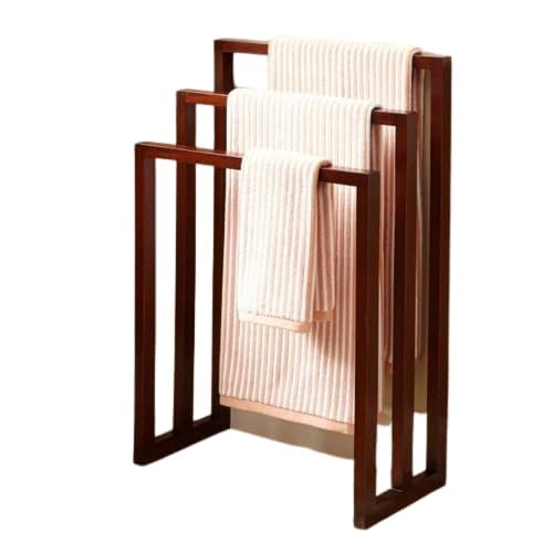 SGP Teak Wooden Towel Rack Stand for Clothes,Washcloths and Towels ...