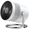 Amazon.com: Desk Fan Small Fan Quiet Vortex Fan 5 inch USB Rechargeable ...