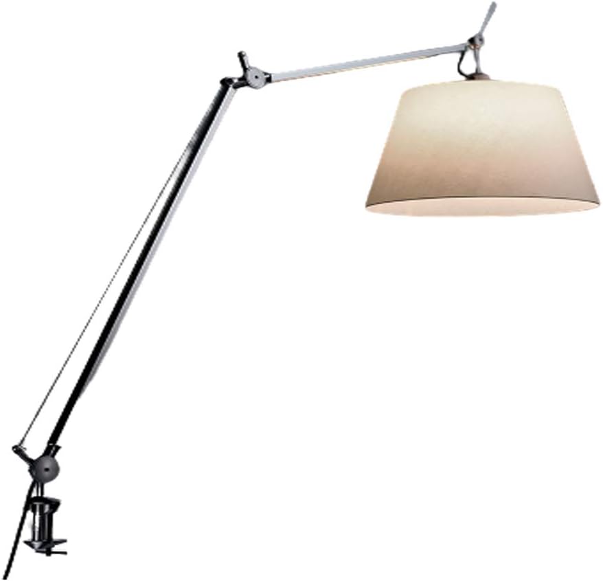 Artemide Tolomeo Mega 100W E26 Parchment Diffuser Table Lamp with Clamp ...
