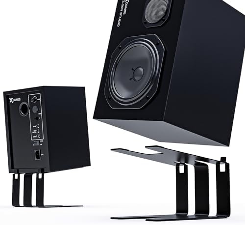 Amazon.com: VKheroKV AB-M Desktop Speaker Stands, 1Pair, Studio Monitor ...