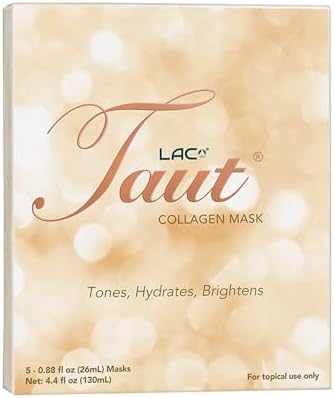 Amazon.com : TAUT Collagen Face Mask – 5 Sheet Pack with Hyaluronic ...