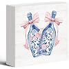 Amazon.com: Luipk Preppy Trendy Coquette Room Wood Box Sign Desk Decor ...