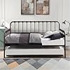 Amazon.com: Lexicon Constance 78.5" W Contemporary Metal Frame Daybed ...