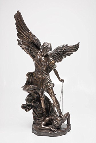 Amazon.com: PTC 47 Inch Large Saint Michael The Archangel Resin Statue ...