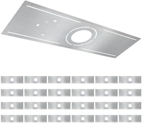 (48 Pack) OHLECTRIC New Construction Rough-in Plate for Led Downlight ...