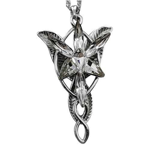 Amazon.com: Sterling Silver Arwen Evenstar Necklace with Free Jewelry ...