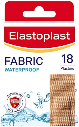 Amazon.com: Elastoplast 18s Waterproof Fabric Plaster Strips (Pack of ...