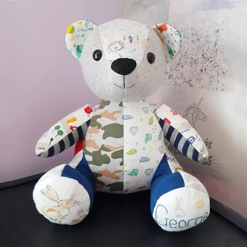 10 PCS Memory Bear Template Ruler, 10 inch Acrylic Memory Bear Template ...