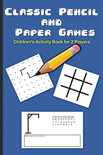 Buy Classic Pencil and Paper Games - Children's Activity Book for 2 ...