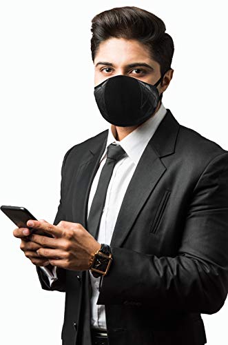 F Gear Luxur Medium F95 Mask Diamond Black Pack of 3 Safeguard 7 layer ...