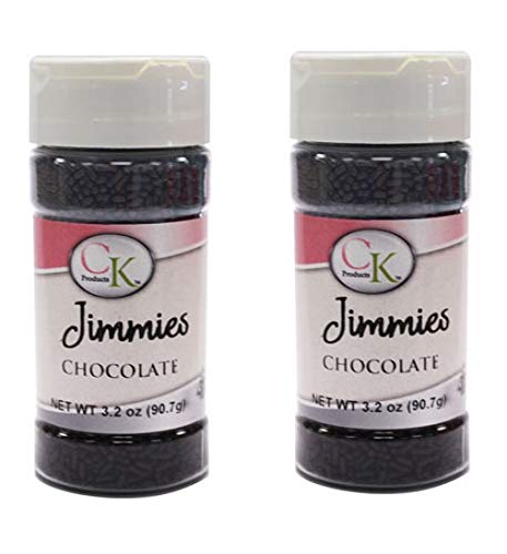 Amazon.com: CK Jimmies Sprinkles 3.2 Ounce Jar (Pack of 2) (Chocolate ...