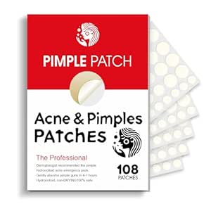 Amazon.com: The Professional patch from Acne&Pimples Patches - Hydrocolloid Acne Pimple Patch ...