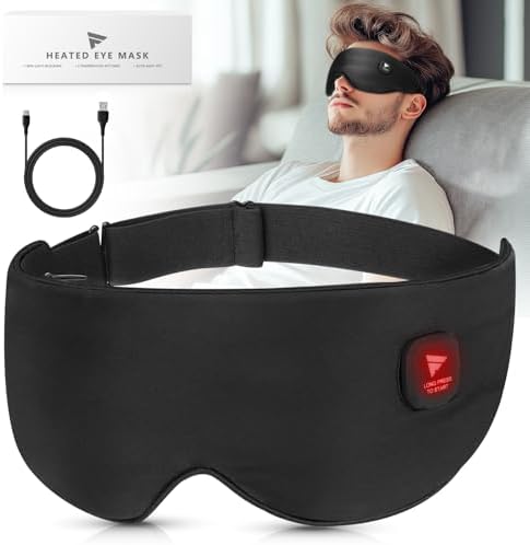 Amazon.com: Cordless Heated Eye Mask for Dry Eyes, Stye - Warm Compress ...