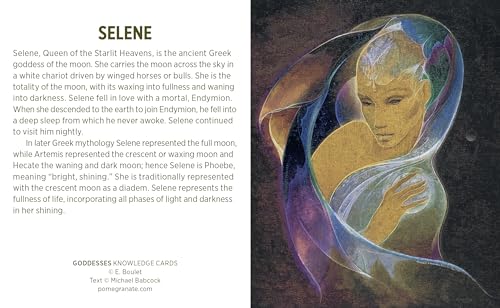 Snapklik.com : Goddesses Knowledge Cards : Paintings By Susan Seddon Boulet