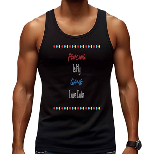 Amazon.com: Inspirational Gift Gamer Fencer Gift for Cat Lovers, Fun ...