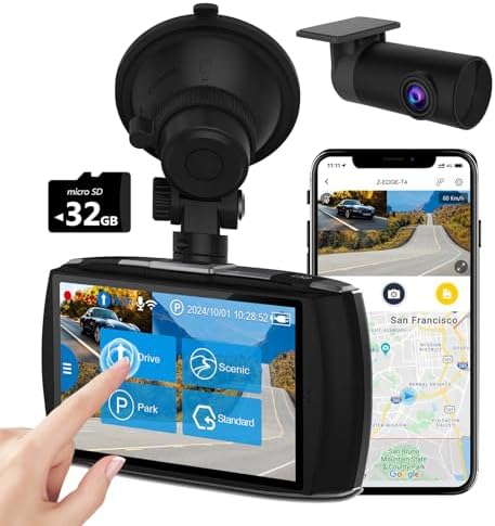 Amazon.com: Vantrue N2X 2.7K Uber Dash Cam Front and Inside, 5G WiFi ...