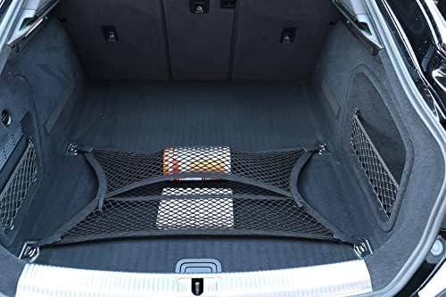 Amazon.com: Floor Style Automotive Elastic Trunk Mesh Cargo Net for ...