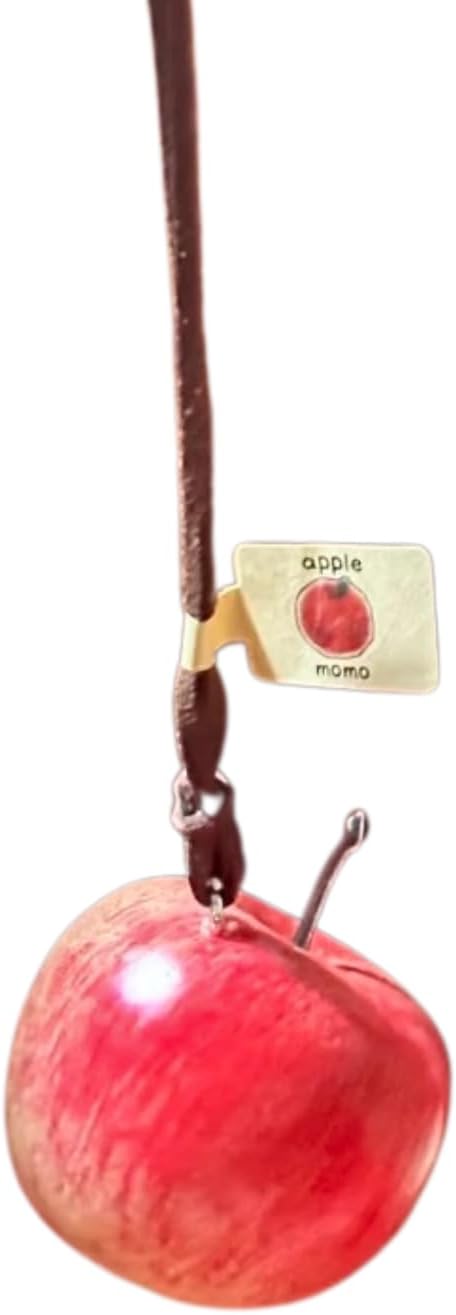 Amazon.com: TYATVS Whimsy Twee Apple Keychain Whimsical Apple Bag Charm ...