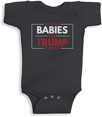 Amazon.com: TeesAndTankYou Babies for Trump 2024 Republican Rally Baby ...