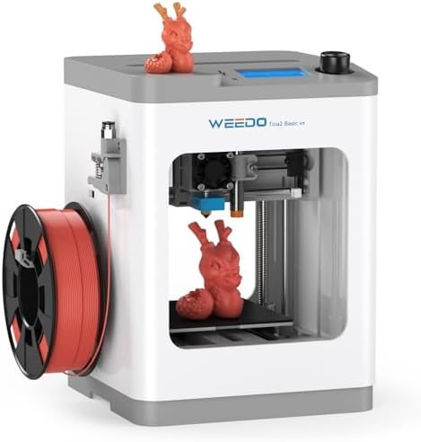 Tina2 Mini 3D Printers, WEEDO Fully Assembled 3D Printers for Kids ...
