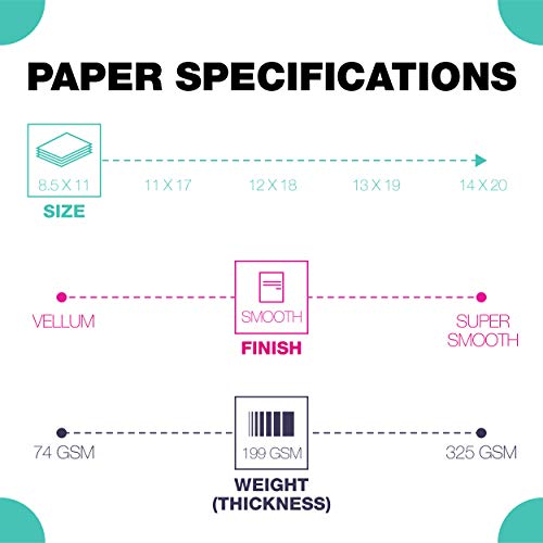 Snapklik.com : Springhill 8.5 X 11 Salmon Colored Cardstock Paper ...