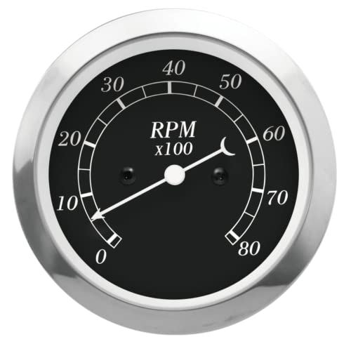 Amazon.com: MOTOR METER RACING Classic Series Vintage 85mm 3-3/8 ...