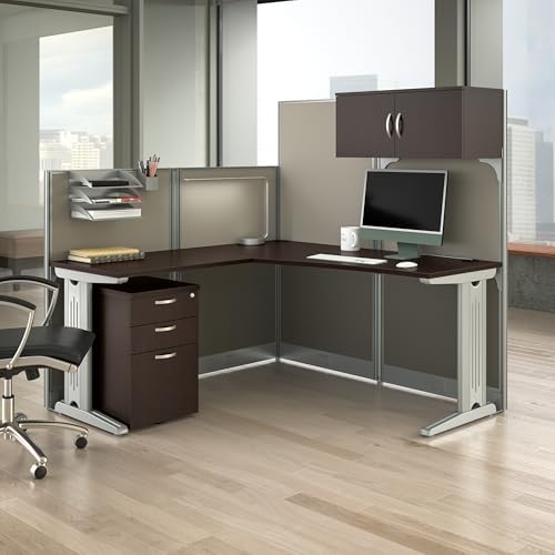 Amazon.com: Bush Business Furniture Office in an Hour 65W L Shaped ...