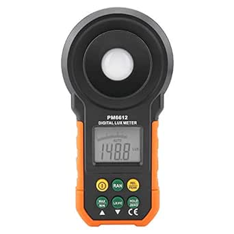PM6612 PM6612L Fotómetro digital de alta precisión 200,000Lux Medidor de luz Lux Luxmeter ...