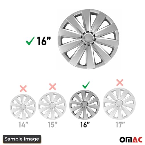 Snapklik.com : 16 Inch Wheel Cover Hubcaps, Wheel Rims Cover, Auto Tire ...