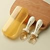 Amazon.com: Footprnts™ - 360 Flexible Ergonomic Spoon and Fork | Baby ...