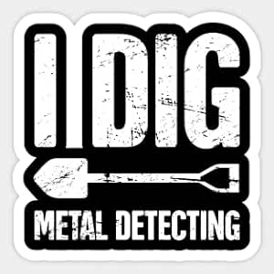 Amazon.com: Stickers Vinyl, Stickers Kiss Cut, Funny Metal Detecting ...