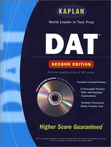 Kaplan DAT with CD-ROM, Second Edition: 9780743235068: Medicine ...