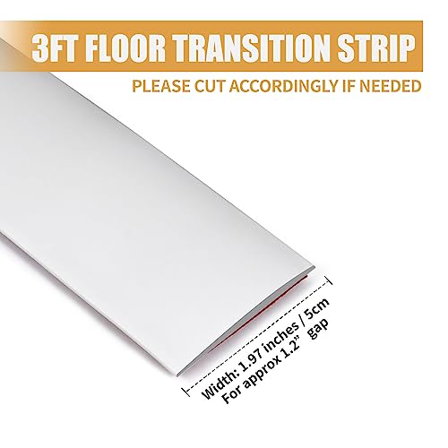 Snapklik.com : Floor Transition Strip, 3.3 Ft Self Adhesive Vinyl ...